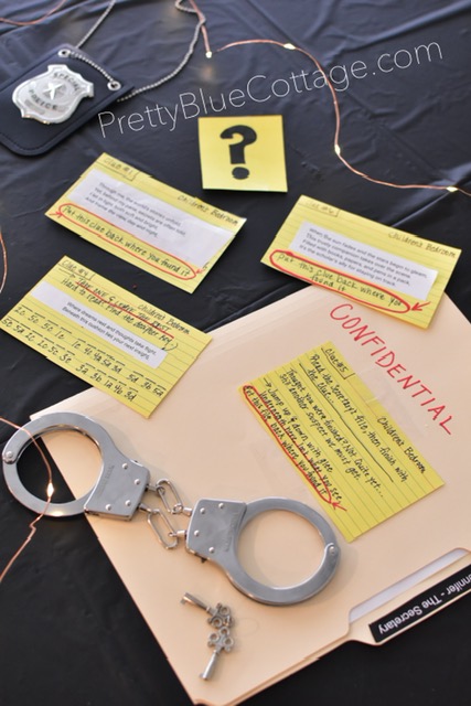 Creating My First Mystery Dinner Party: Step By Step – Pretty Blue Cottage